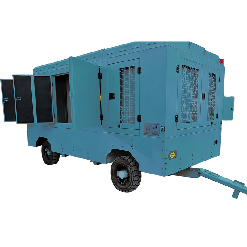 ENAIR Tech Portable Diesel Screw Air Compressor 440kw - Suitable For ...